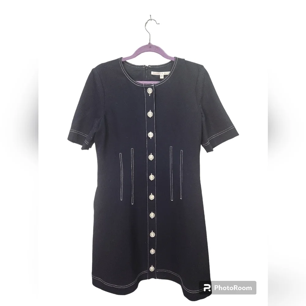 Veronica Beard | Dresses | Veronica Beard Mikel Topstitch Cinch Waist ...